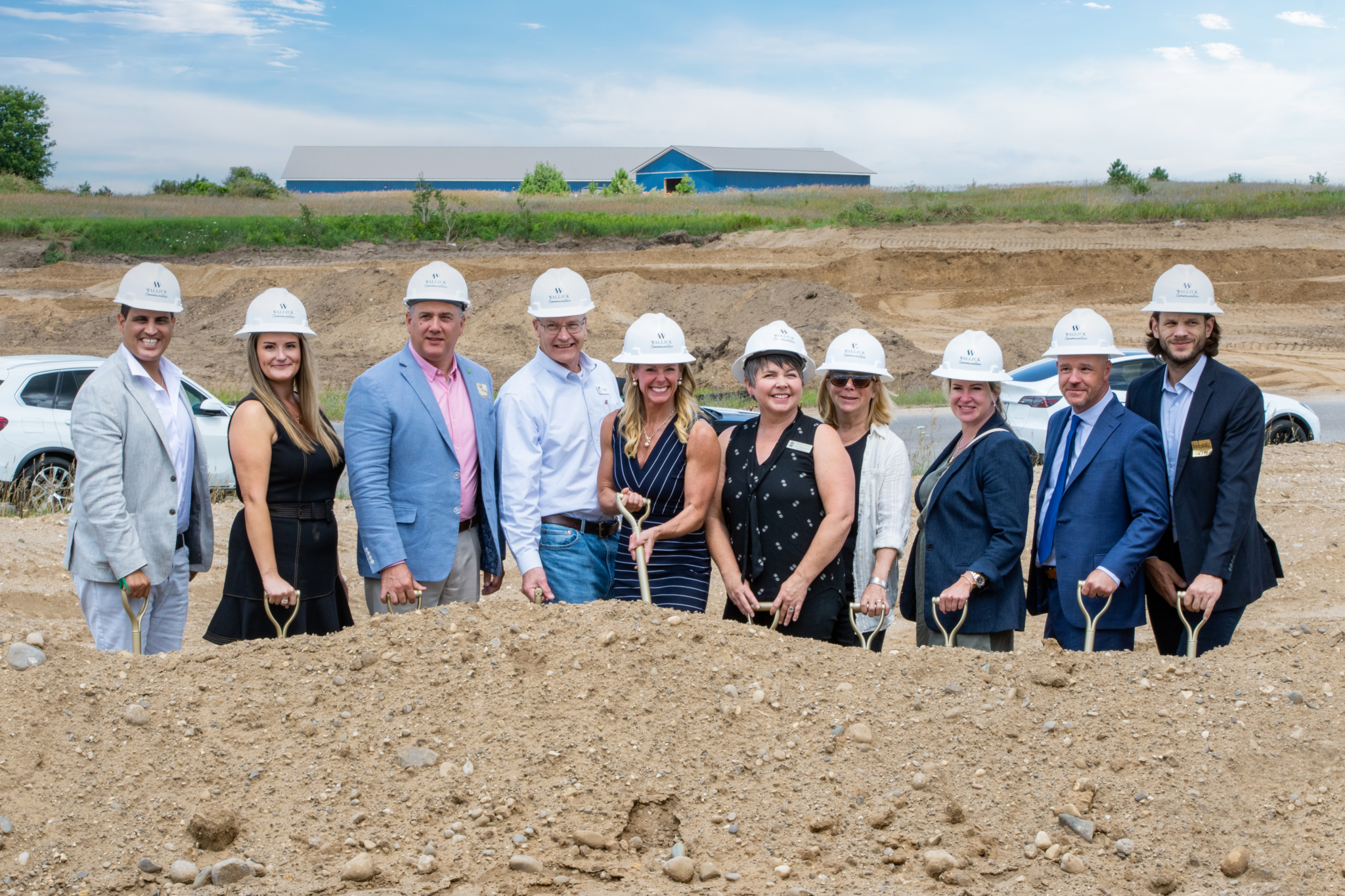Wallick Breaks Ground on Corners Crossing – Wallick Communities